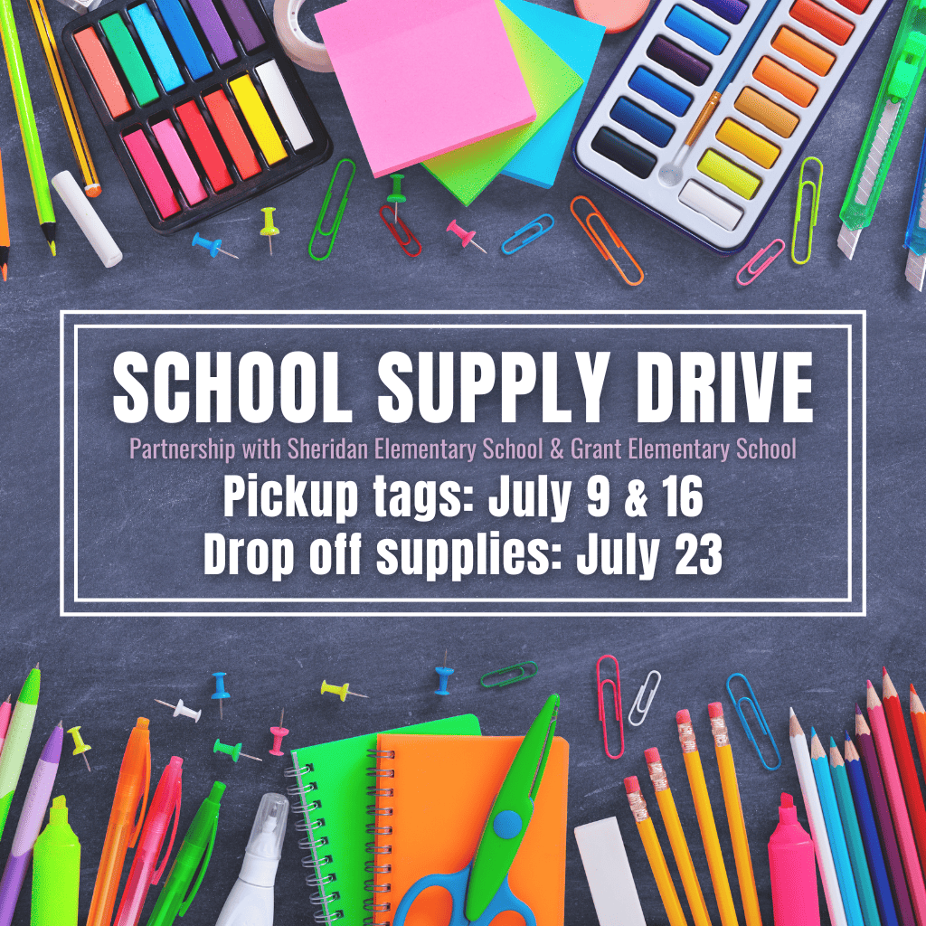 School Supply Drive - Tag Pickup - Crossroads Community Church